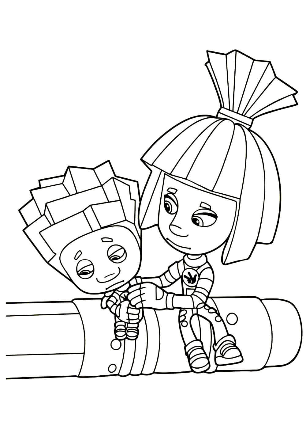 Раскраска Фиксики: 85+ раскрасок для распечатки бесплатно