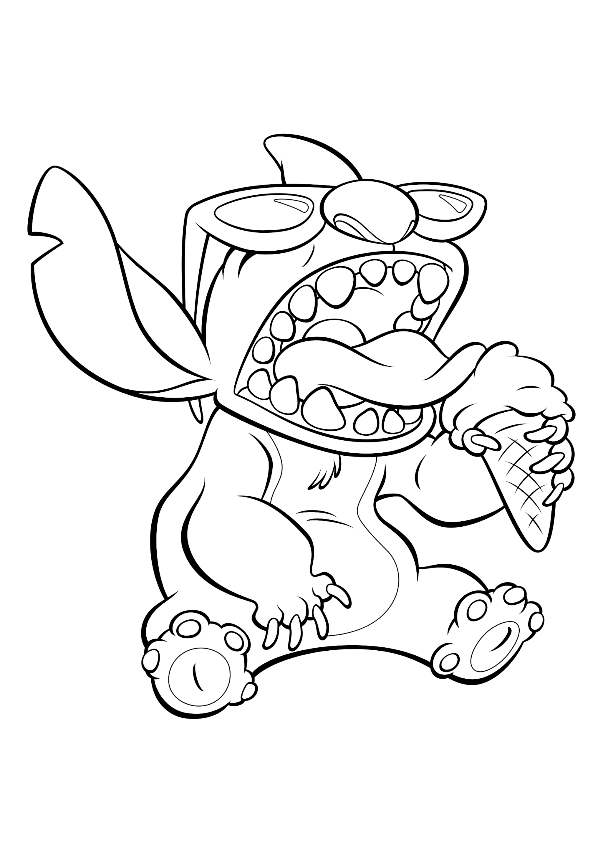 Раскраска Лило и Стич: 105+ раскрасок для распечатки