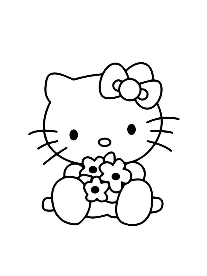 Раскраска Hello Kitty: 190+ раскрасок для распечатки бесплатно